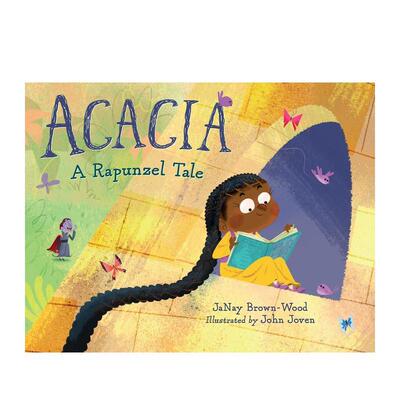 【预售】阿卡西亚：黑长发公主的故事 Acacia: A Rapunzel Tale 原版英文儿童绘本 善本图书
