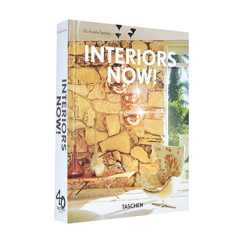 【预售】【taschen45周年纪念版】室内设计现在时! INTERIORS NOW! 家居装饰装修 英文原版进口住宅设计