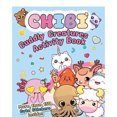 【预售】赤壁-超萌生物活动手册 Chibi - Cuddly Creatures Activity Book 原版英文儿童趣味 善本图书