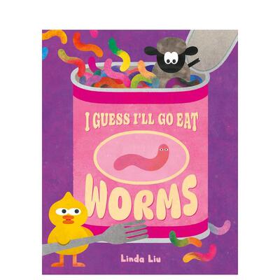 【预售】(预计10月出版)那我干脆去吃虫子吧 I Guess I'll Go Eat Worms 原版英文儿童绘本 经典童谣改变故事