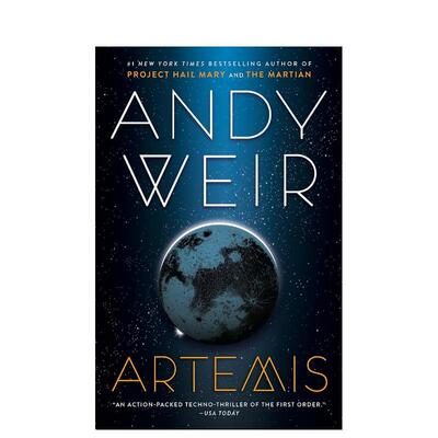 月球城市 阿尔忒弥斯（平装） Artemis 原版英文文学小说 火星救援作者Andy Weir 科幻小说善本图书