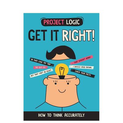【现货】【逻辑培养】修正它！如何精确地思考 Get it Right!: How to Think Accurately 原版英文青少年读物 善本图书