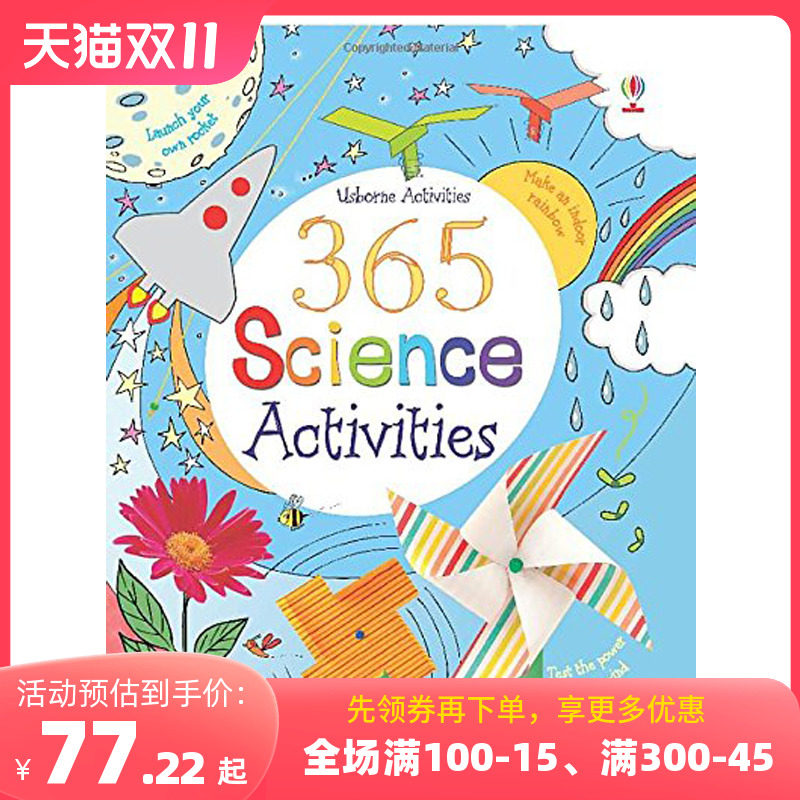 【预售】365 Science Activities 365件科学活动科学手工英文儿童操作书_虎窝淘