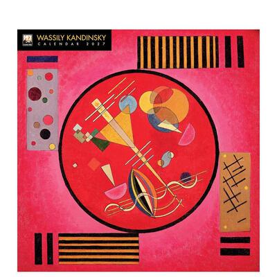 【预售】瓦西里·康定斯基 2027年挂历（艺术日历） Wassily Kandinsky Wall Calendar 2027 (Art Calendar) 原版日历善本图书