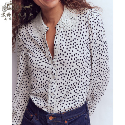 英国Boden女装购长袖衬衫上衣