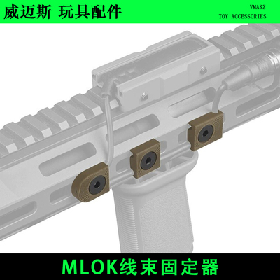 M-LOK鼠尾线导线器,金属固定器