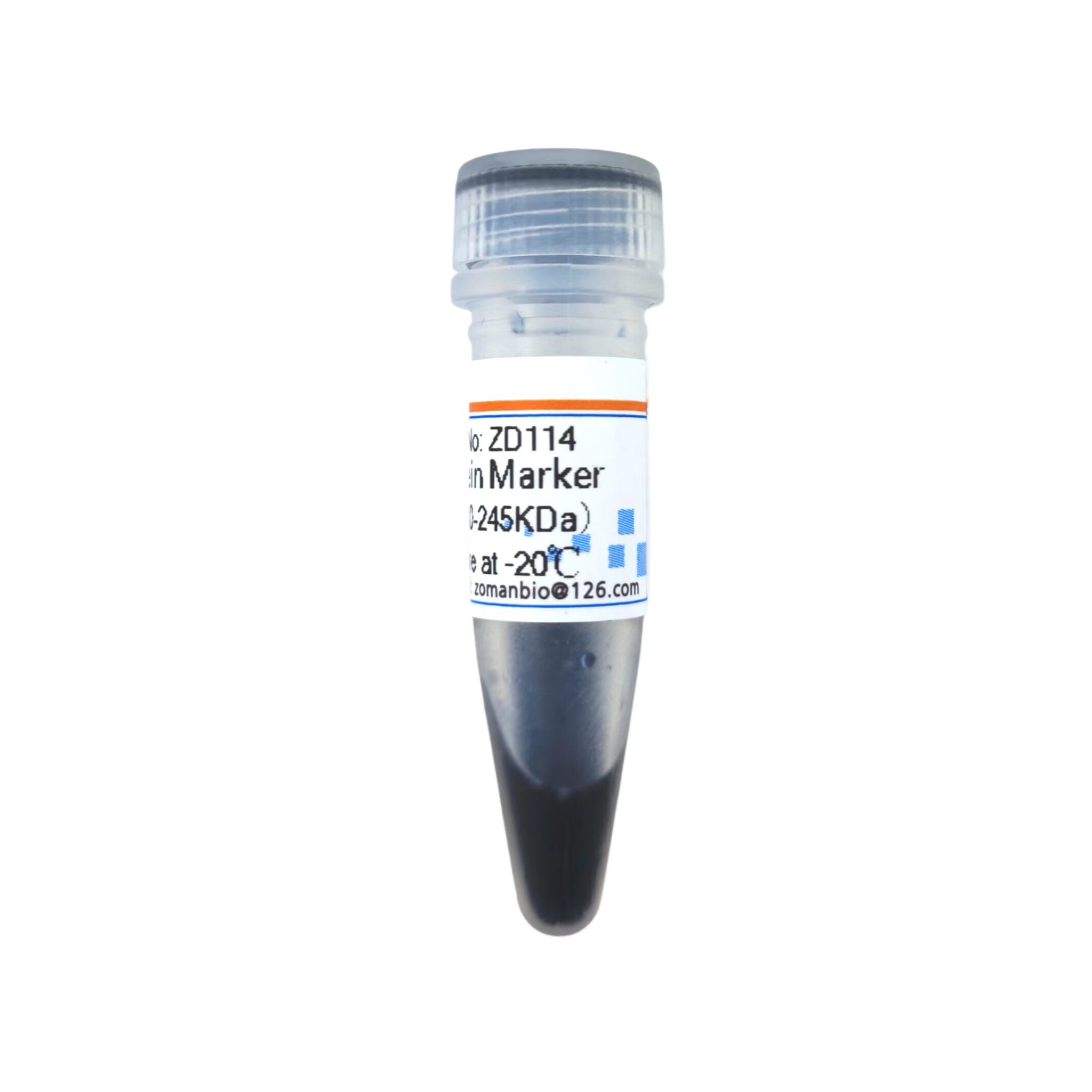 彩色预染中高分子量蛋白Marker 10-245KDa蛋白分子量标准