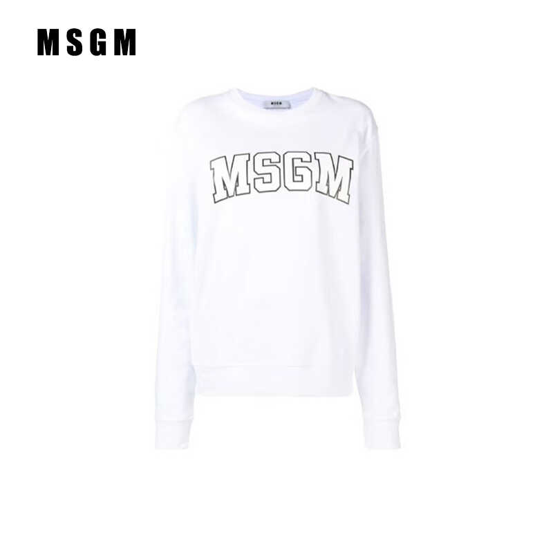 【撤柜特卖】MSGM意大利潮牌圆领套头长袖卫衣