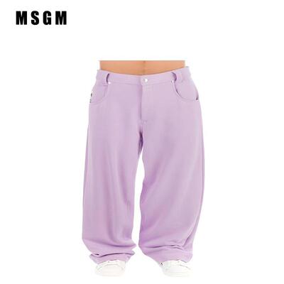 MSGM舒适百搭直筒休闲长裤