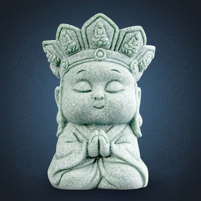 逗兽记青砂石摆件国潮桌面茶宠