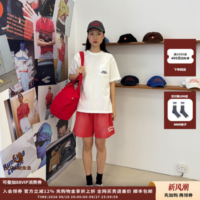 LLEGE26SS洗水做旧短袖T恤