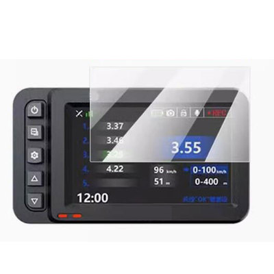 适用HFK HM603摩托车行车记录屏幕保护膜磨砂防反光膜防爆软钢化膜防刮高清防指纹膜防晒防雨自动修复水凝膜