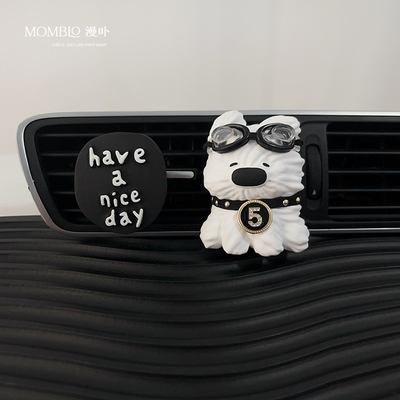 追风小狗车载香薰汽车空调出风口