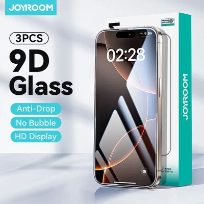 Joyroom 1/2/3pcs HD Glass For iPhone 17 16 15 14 13 12 Pro M