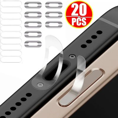 Charging Port Protector Film Camera Button Stickers for IPho