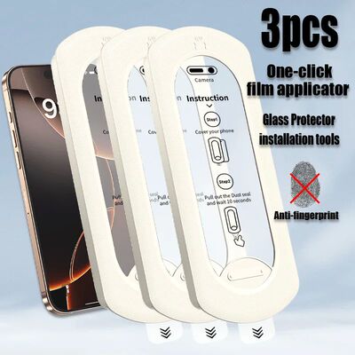 3pcs Screen Protector for iPhone16proMax 15pro Max 16 15 14