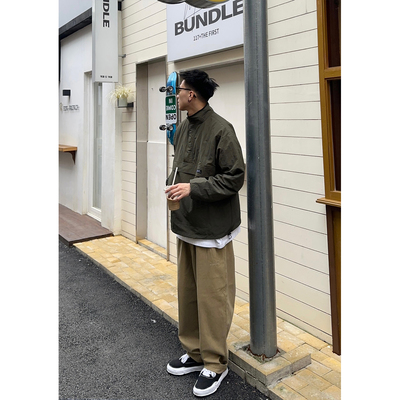 Batterup宽松半开衫卫衣