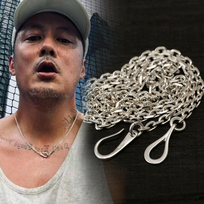 LA925纯银余文乐同款银链子