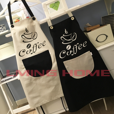 围裙lminghome布艺咖啡酒吧品牌