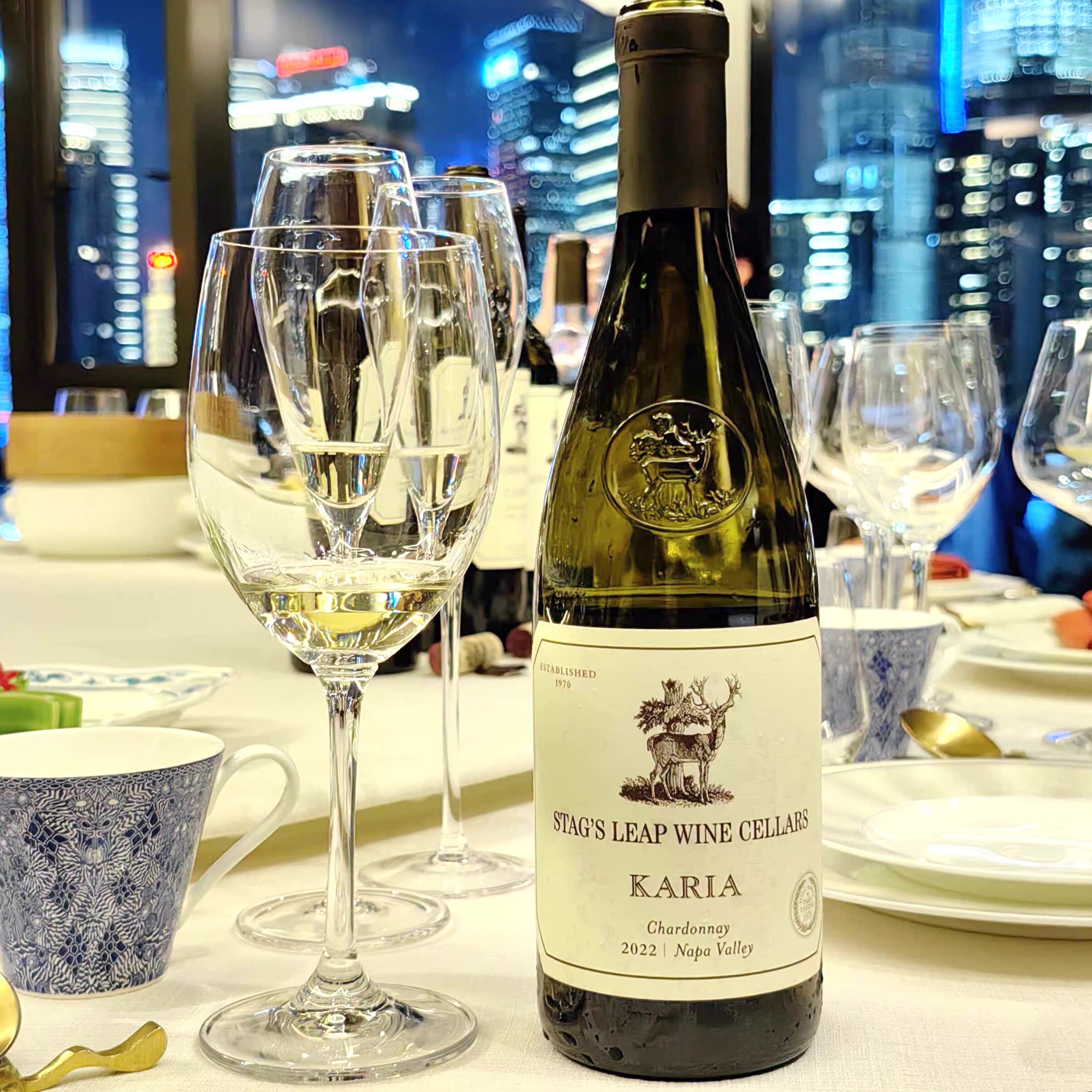 美国鹿跃酒庄Karia嘉瑞霞多丽单一干白葡萄酒202*年份750ml