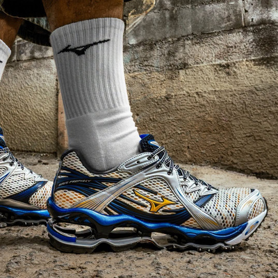 代购Mizuno Wave Prophecy 1美津浓复古机能风避震缓冲跑鞋26新款