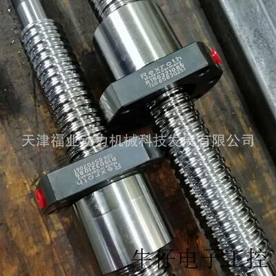 自动化设备滚珠丝杠DFI2510-4-1246mm, 法兰螺母带切边轴端可做