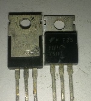 SSP7N80A FQP7N80C 7N80 场效应三极管 进口拆机测量好质量可靠