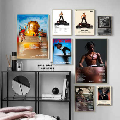 Travis Scott Rodeo Astroworld Music Album Cover Art Poster