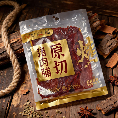 景上原切猪肉脯大片手撕原味靖江