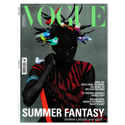【可选】英文版 Vogue服饰与美容杂志2026年6月Anok Yai 英文版明星时尚潮流期刊杂志