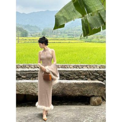 恣肆 颂仪 荞麦秋织羽棉改良型制套装