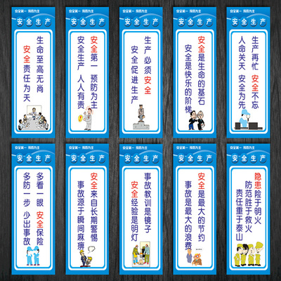标语王安全生产月宣传画企业文化