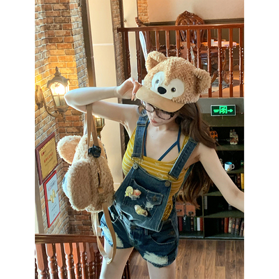 【瑞茜】贝洛甜心 夏季纯欲风小众设计上衣吊带牛仔R7039-1V