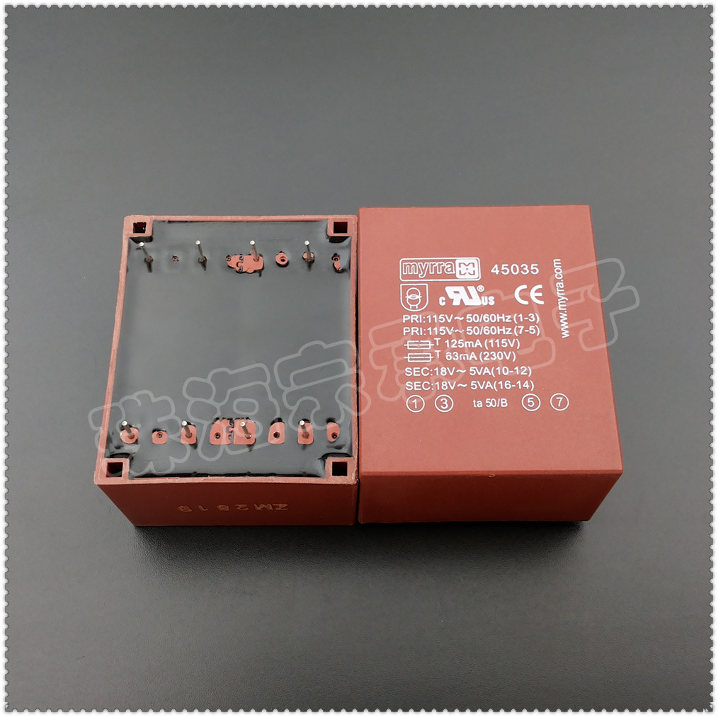 法国MYRRA 45035 2x115V转2x18V电源变压器_虎窝淘