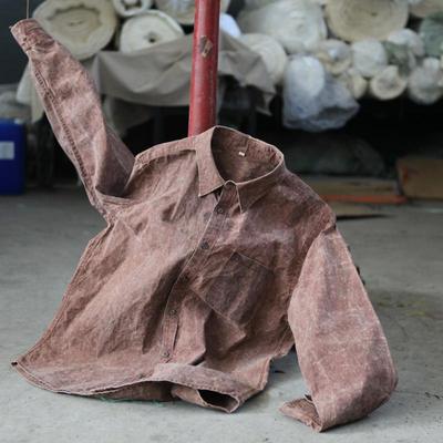 衬衣长袖靛DIAN植物染色