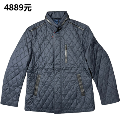 经典菱格商务棉服专柜正品4889元