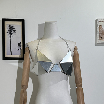 clotheswomen重工菱格拼