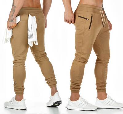 Sports trousers men's cotton fitness pants男士纯棉健身长裤