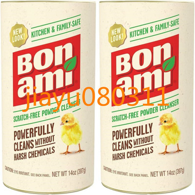 BON AMI Powder Cleanser for Kitchens & Bathrooms 2瓶