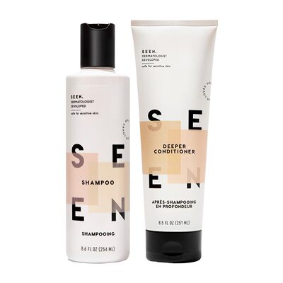 SEEN Shampoo & Deeper Conditioner Bundle, Scented