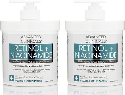 Advanced Clinicals Retinol Body & Face Lotion W/Niacinamide