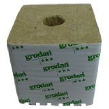 美国Grodan Rockwool - 4x4x2.5in. Cubes, 6 pack w/holes