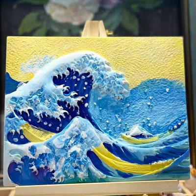 石膏浮雕画,星空,蒙娜丽莎