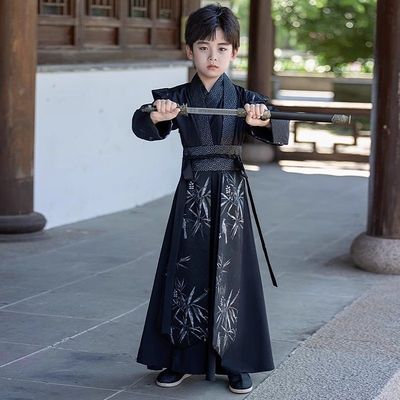 男女童国风汉服儿童侠客服