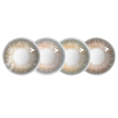 colorbaby美瞳大直径14.5日抛10片隐形近视眼镜棕色高度数1200度