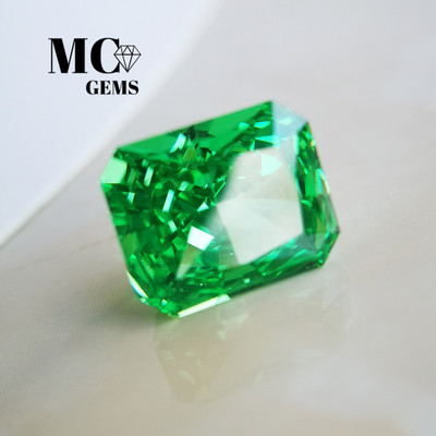 雷迪恩冰花切高碳钻全净裸石精品沙佛莱绿钻雷迪恩切割10X12mm