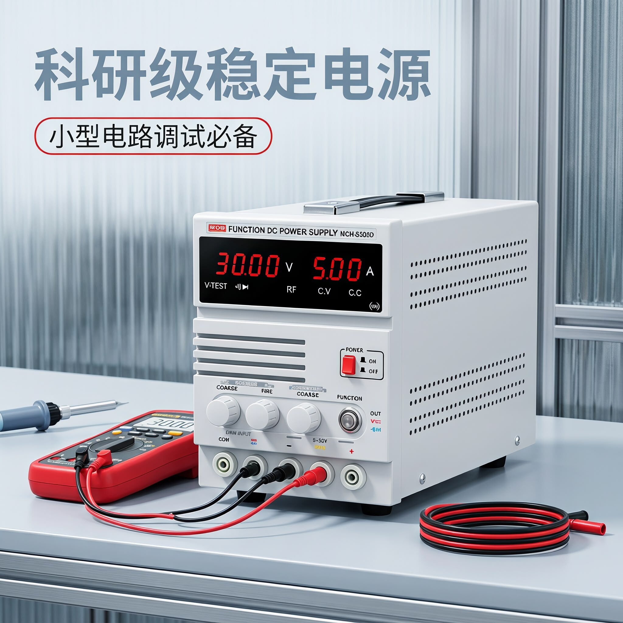 美创MCH可调直流稳压电源高精度数显30V5A恒压恒流源手机维修电源