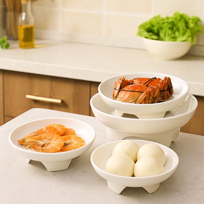 陶瓷高脚蒸格多孔蒸盘