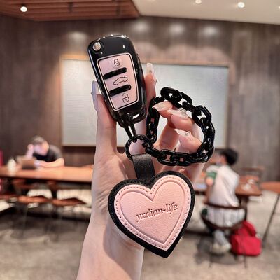 奥迪Q3钥匙套Q2L专用A1高档A3老款A6/A4L/A5L/A6L壳女士Q7RS