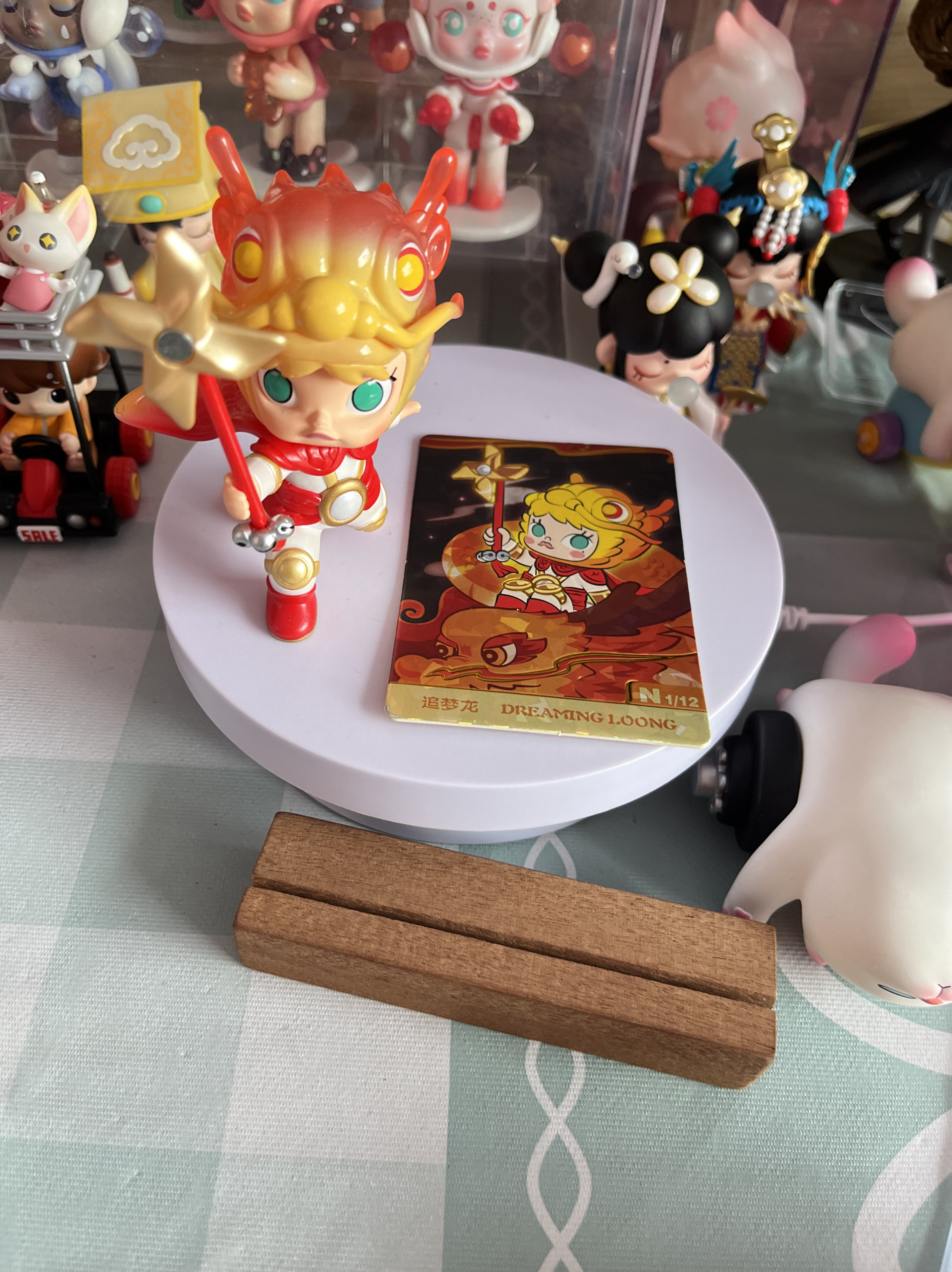 正品POPMART盲盒泡泡玛特龙吟献瑞系列手办潮流玩具礼物追梦龙_虎窝淘